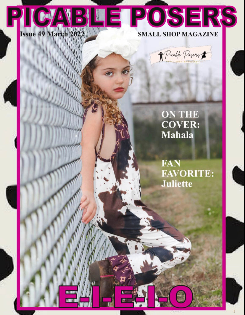 EIEIO PRINTED COPY with FREE DIGITAL – Picable Posers Small Shop Magazine