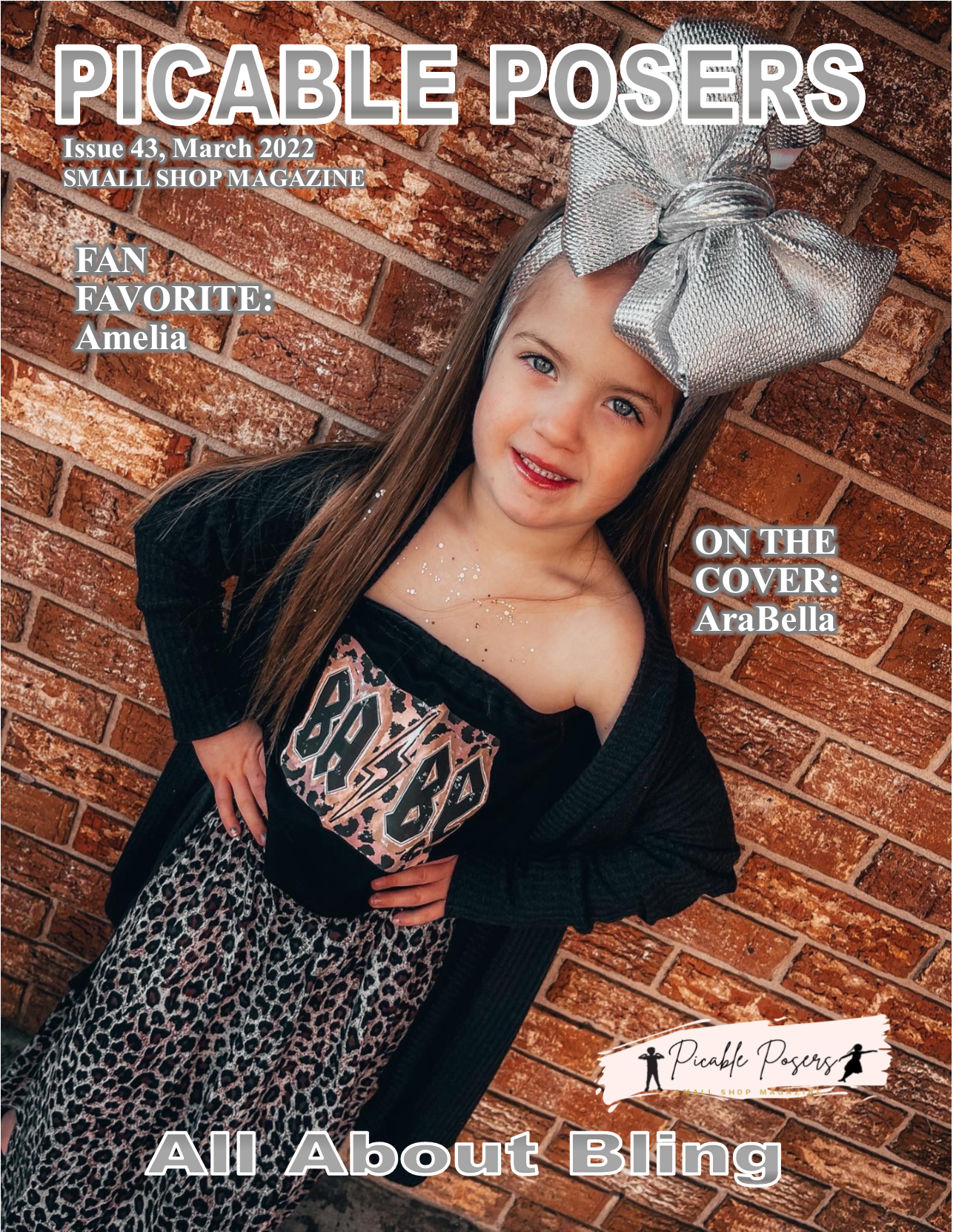 All About Bling DIGITAL ONLY – Picable Posers Small Shop Magazine