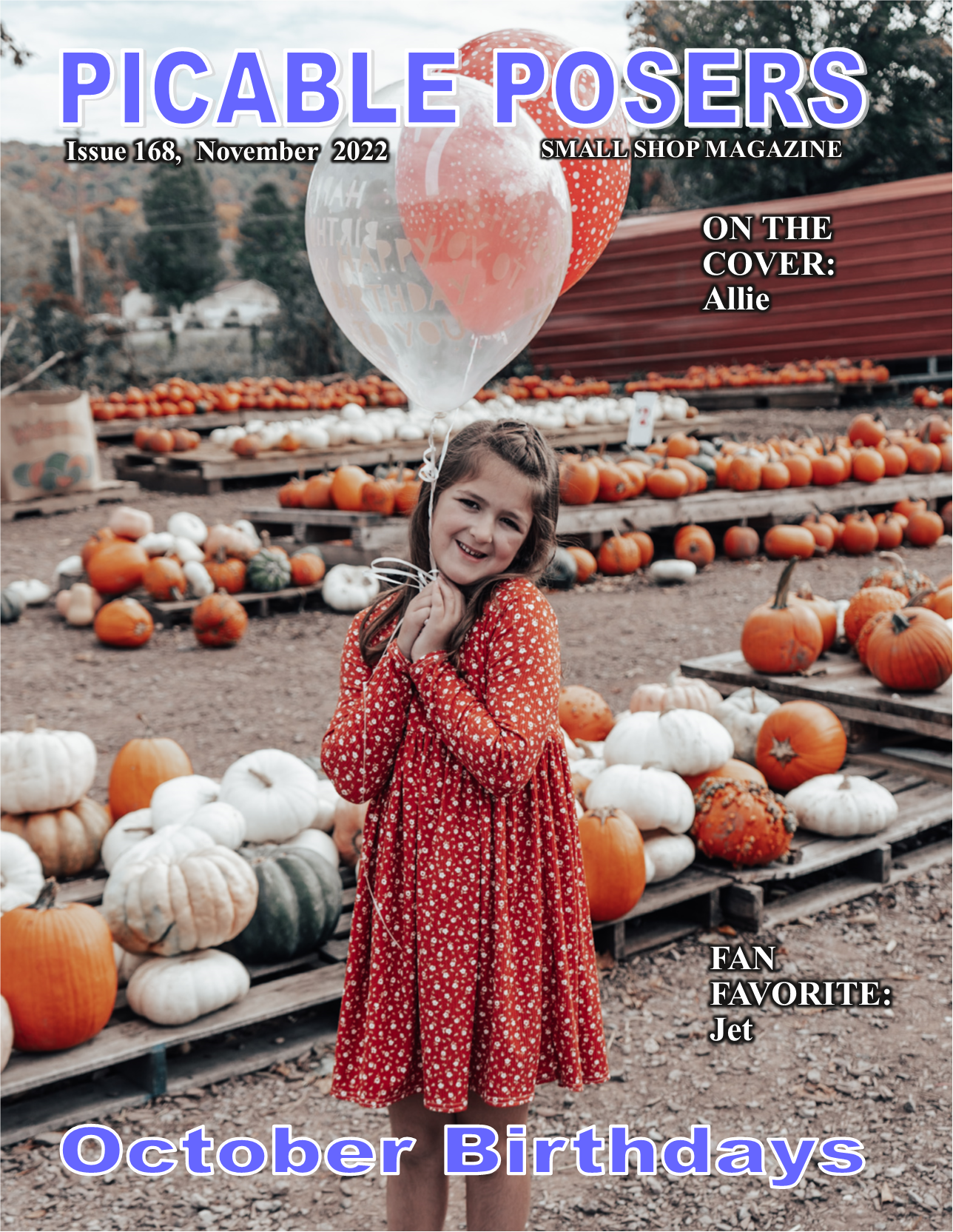 October Birthdays DIGITAL ONLY – Picable Posers Small Shop Magazine