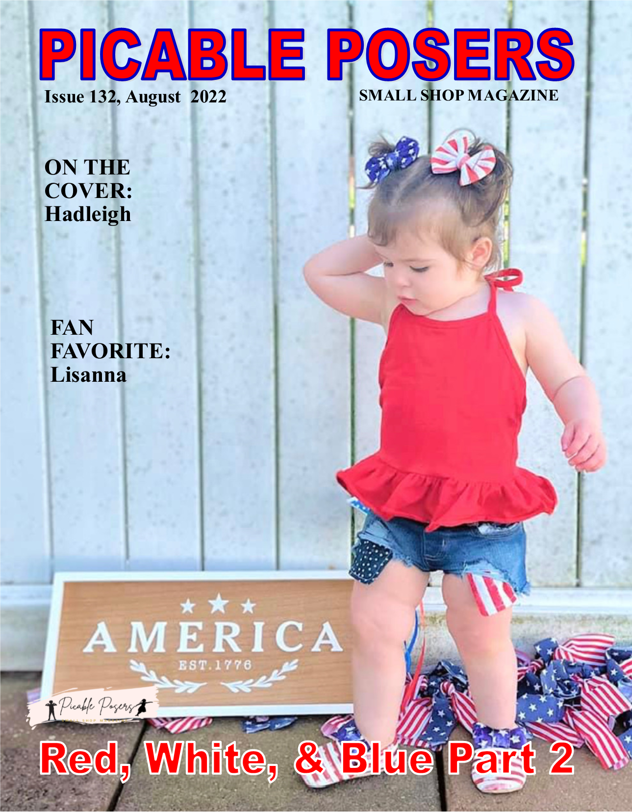 Red White and Blue PART 2 Digital Only – Picable Posers Small Shop Magazine